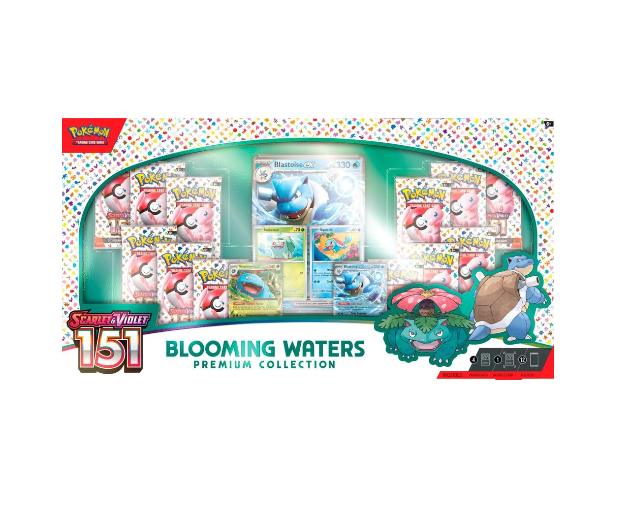 Pokémon Scarlet & Violet 151 Blooming Waters Premium Collection 6-Box ...